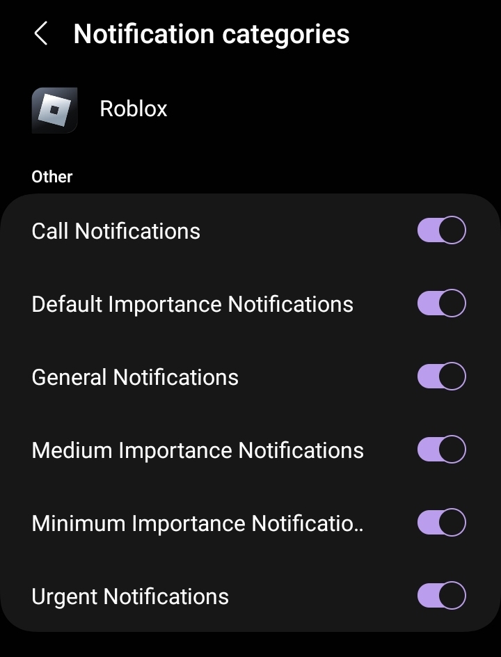 Notification channels on Android are not descriptive / specific enough ...