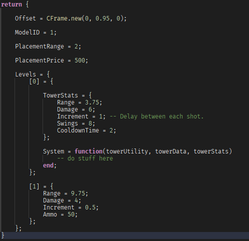 Designing an efficient and flexible tower system - Scripting Support - Developer Forum | Roblox