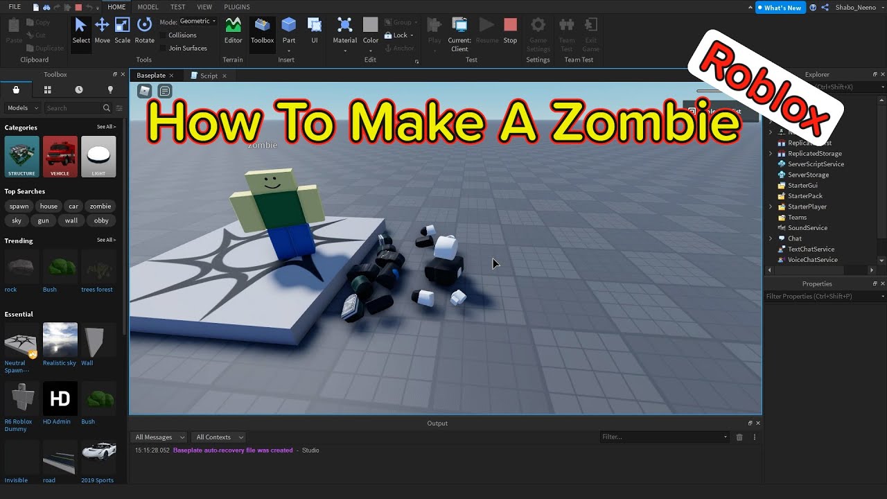 How do I make a working Zombie? - Scripting Support - Developer Forum | Roblox