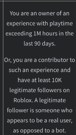 New verified requirements (confused) - Platform Usage Support ...
