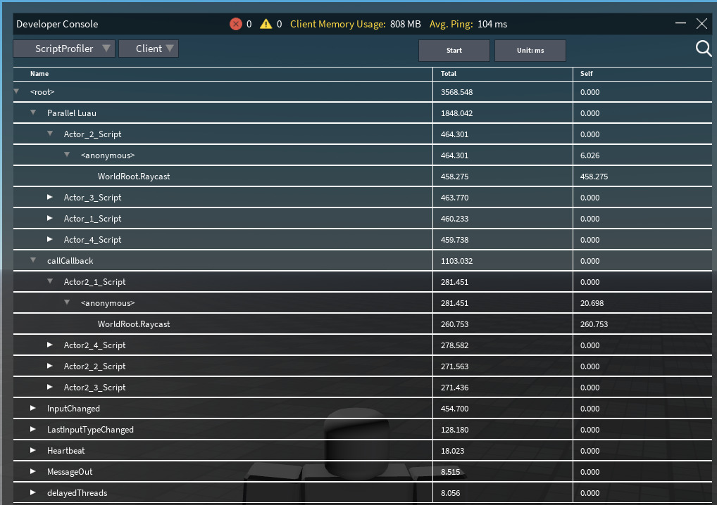 Script Profiler doesn't properly acknowledge ConnectParallel - Engine Bugs - Developer Forum ...