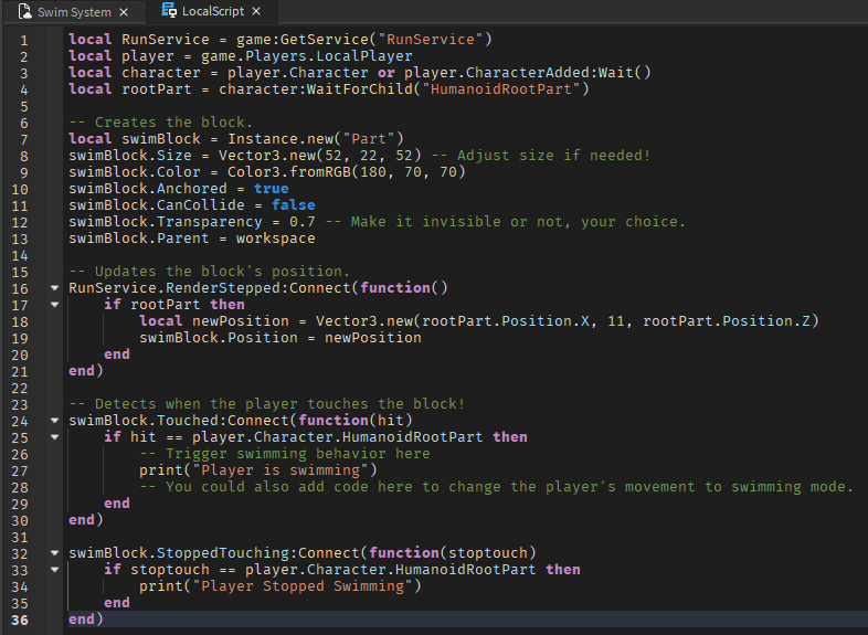 Make clientside block follow player - Scripting Support - Developer Forum | Roblox
