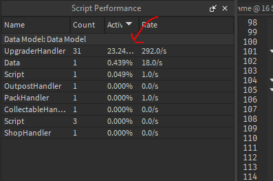 Script Activity slowly rising - Scripting Support - Developer Forum ...