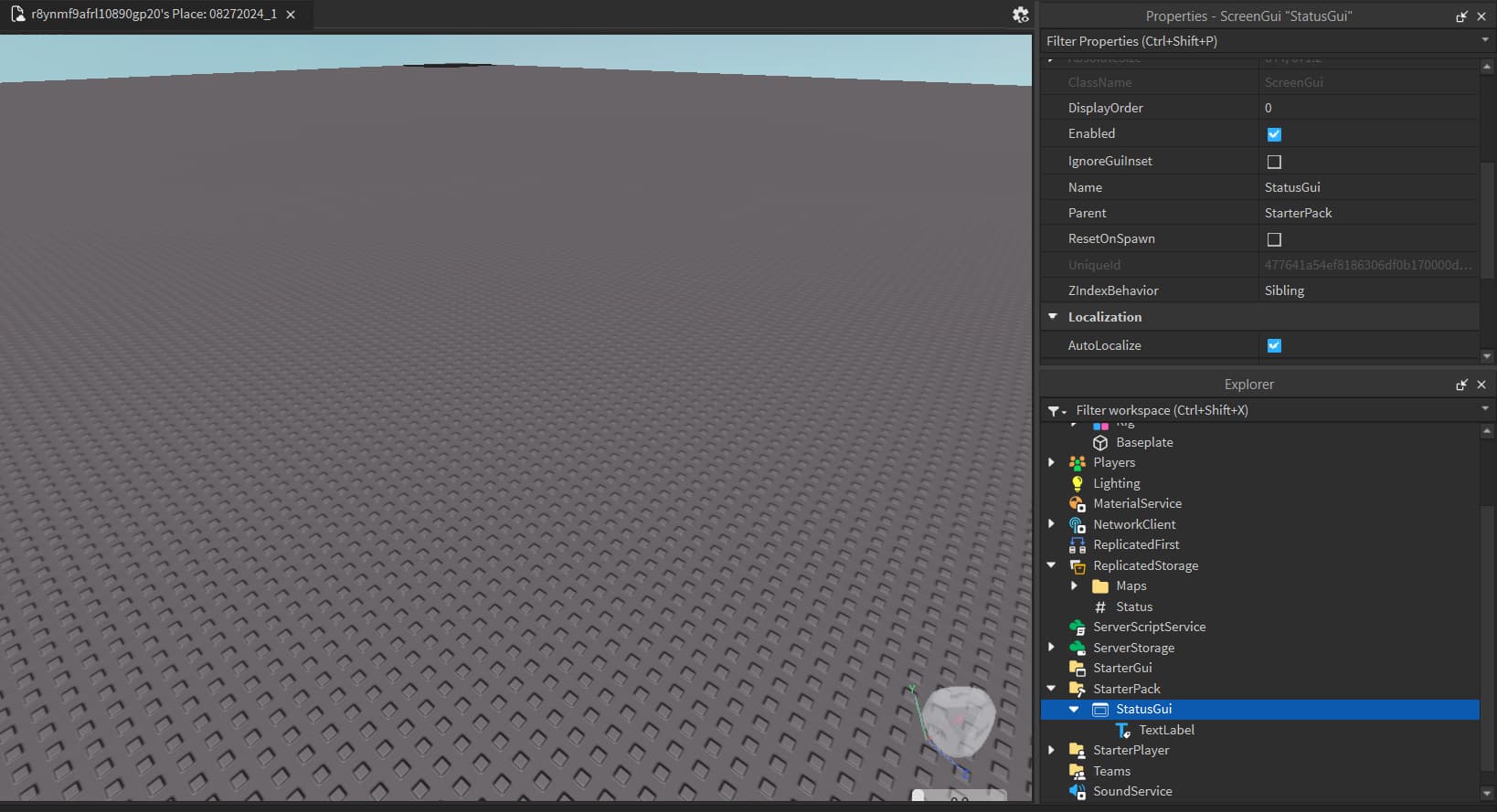 GUI doesn't show please help - Game Design Support - Developer Forum ...