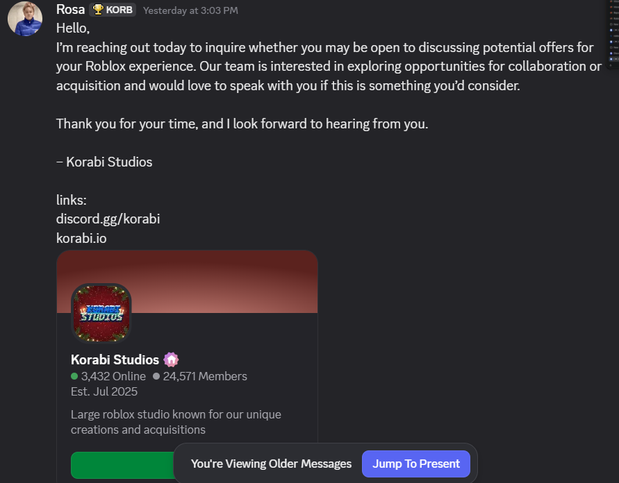 Advanced Acquisition Scam Targeting Roblox Game and Group Owners ...