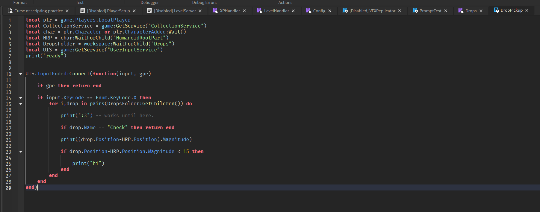 Client script refusing to print Get Tagged(), magnitude on client - Scripting Support ...