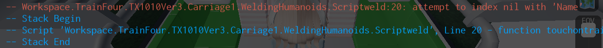 Train Welding Humanoids Issues - Scripting Support - Developer Forum | Roblox