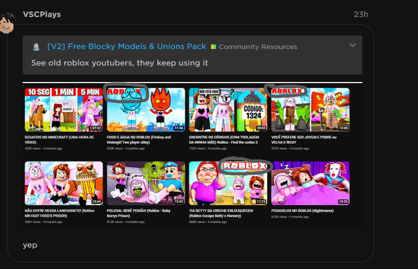 [V2] Free Blocky Models & Unions Pack - Community Resources - Developer ...