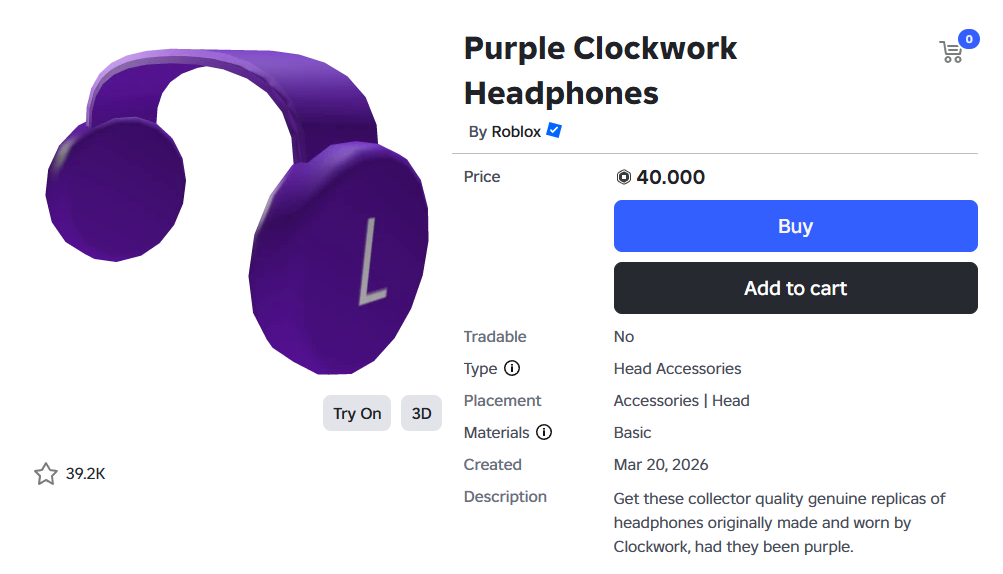 Purple Clockwork Headphones still onsaled past exceeded deadline ...