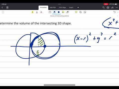 How do I get the volume of an intersection between two spheres? - Scripting Support - Developer ...
