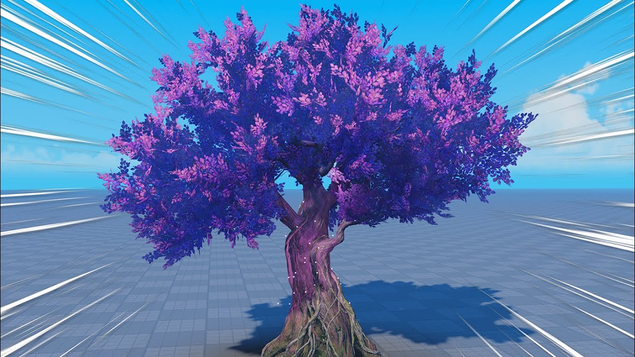 purple tree designs