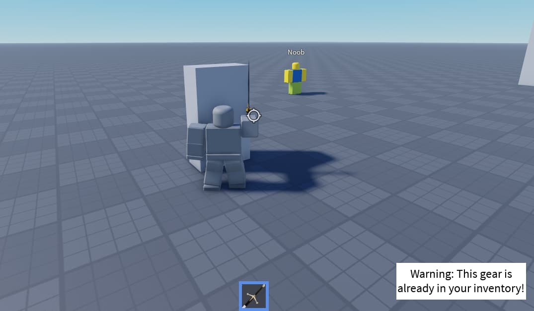 Error stopping players with a gear to obtain the gear - Scripting ...