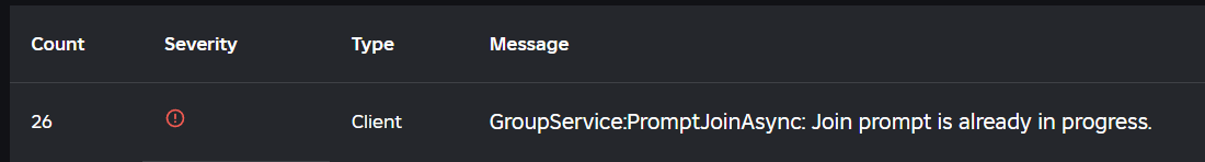 Group Join Prompt does not appear in my games and other games that had ...