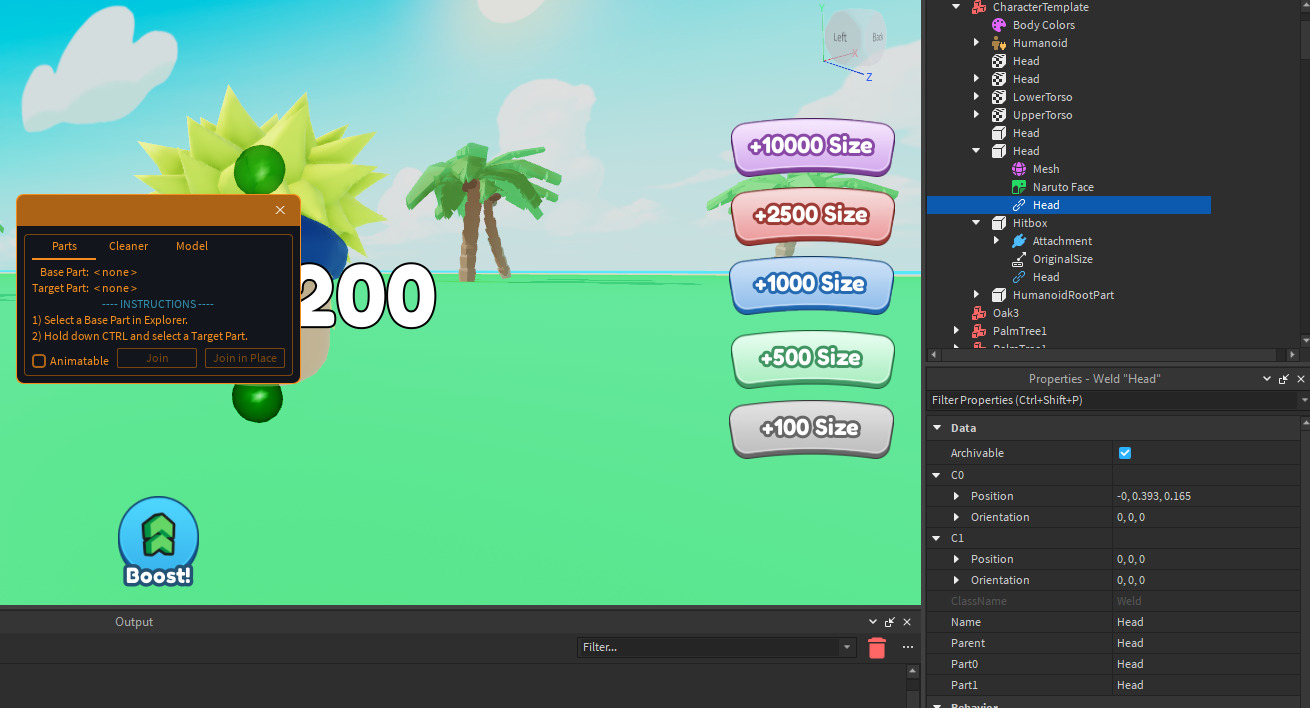 How Does The Moon Animator Weld Work Scripting Support Developer Forum Roblox