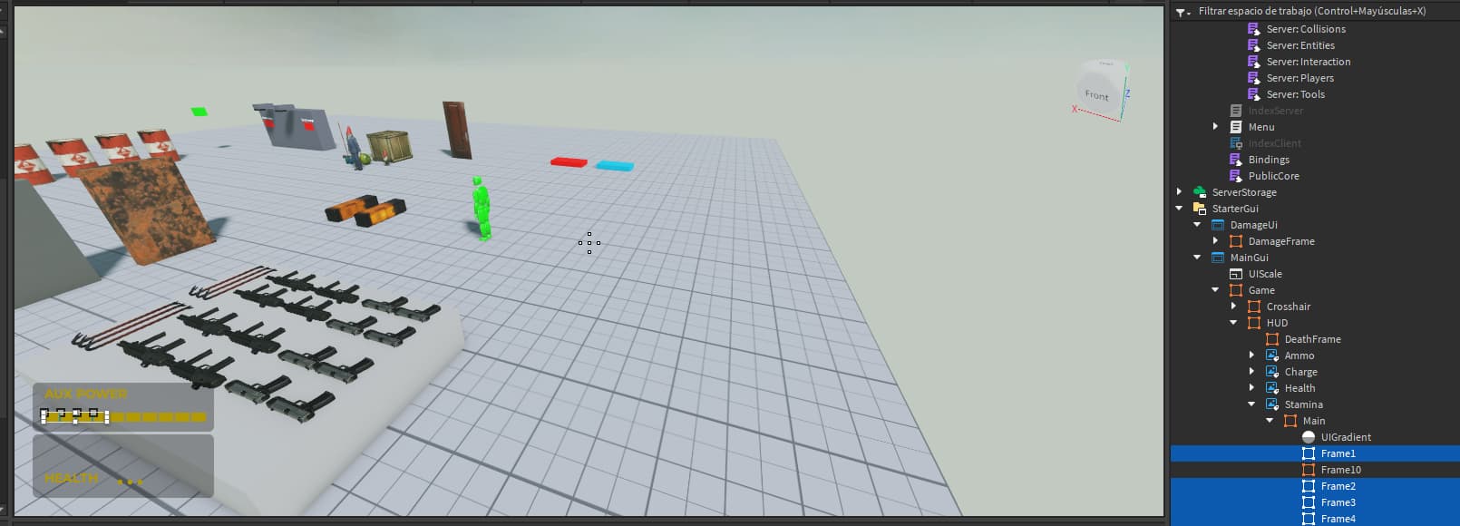 What is the most effective way to do a stamina bar this way - Game ...