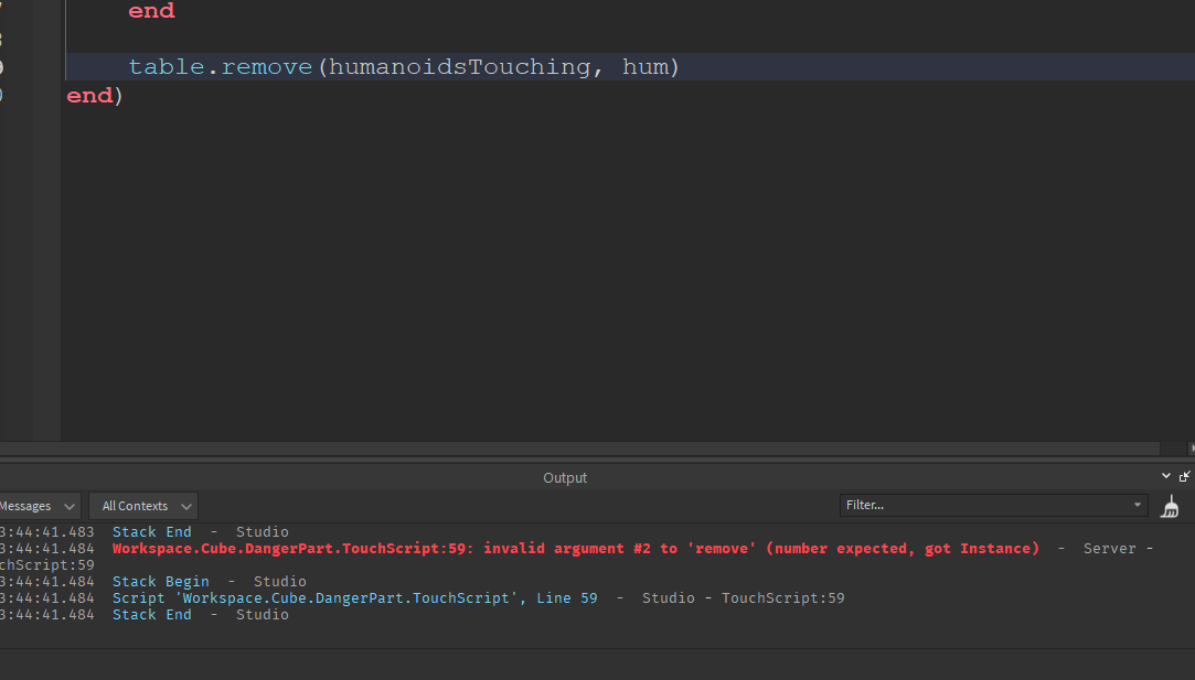 Need Better Script For Detecting Player Touching Part Scripting Support Developer Forum Roblox
