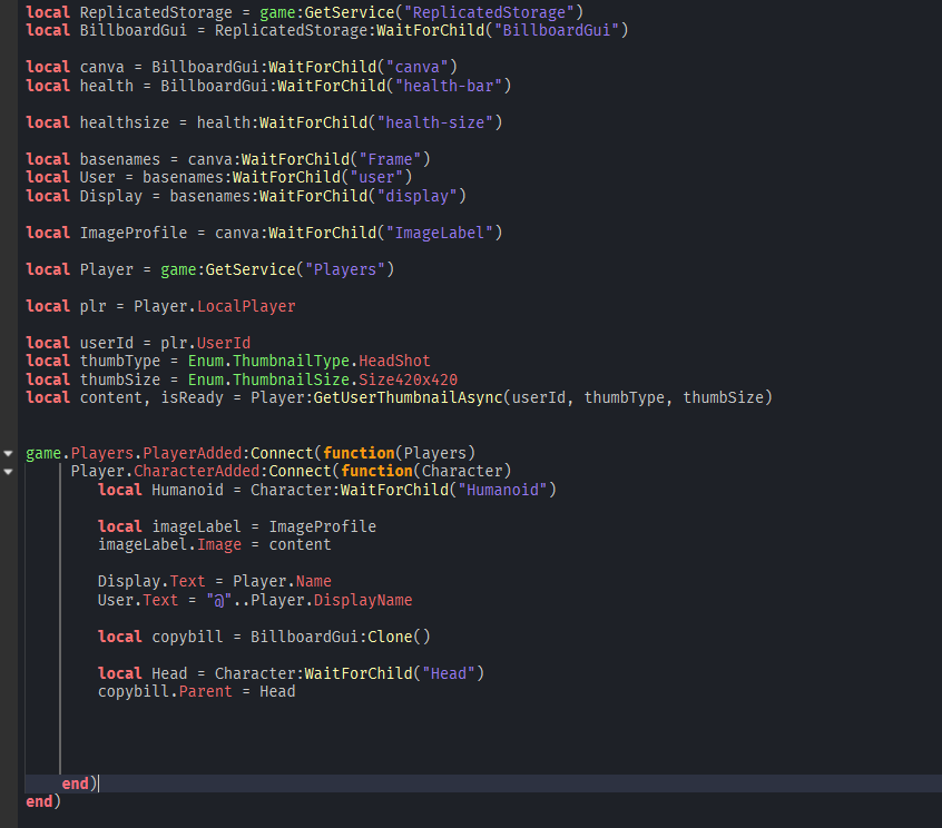 Billboard Gui's not showing issue - Scripting Support - Developer Forum | Roblox