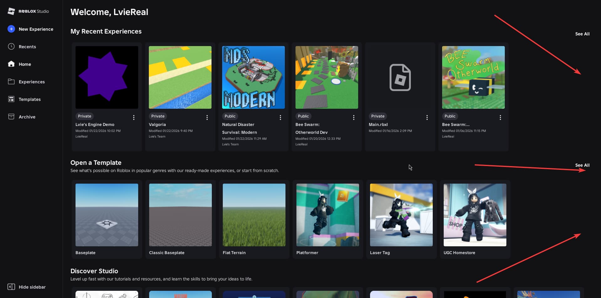 Start page "Home" tab has invisible scroll bar - Studio Bugs ...