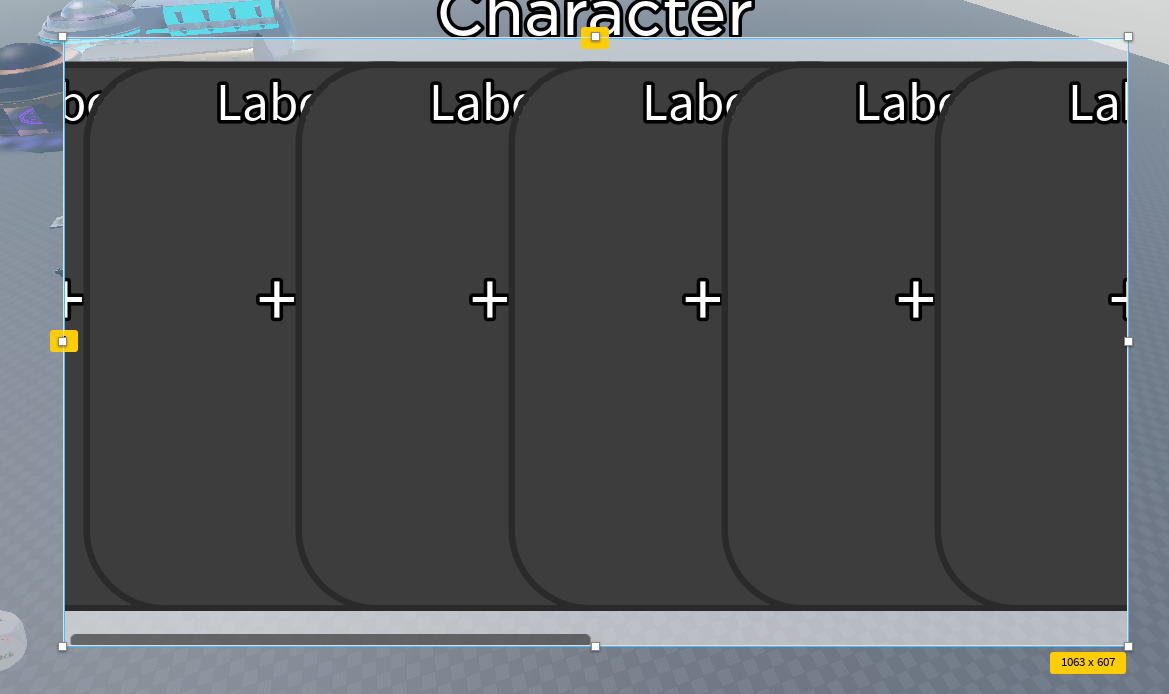 My Scrolling Frame Doesnt Let You Scroll All The Way Leftright Game Design Support