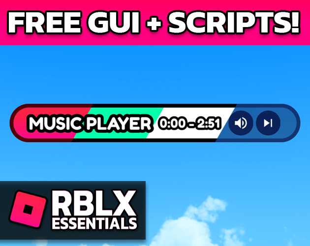 [FREE GUI + SCRIPT] Music Player GUI Lite (RBLX Essentials) - Community ...