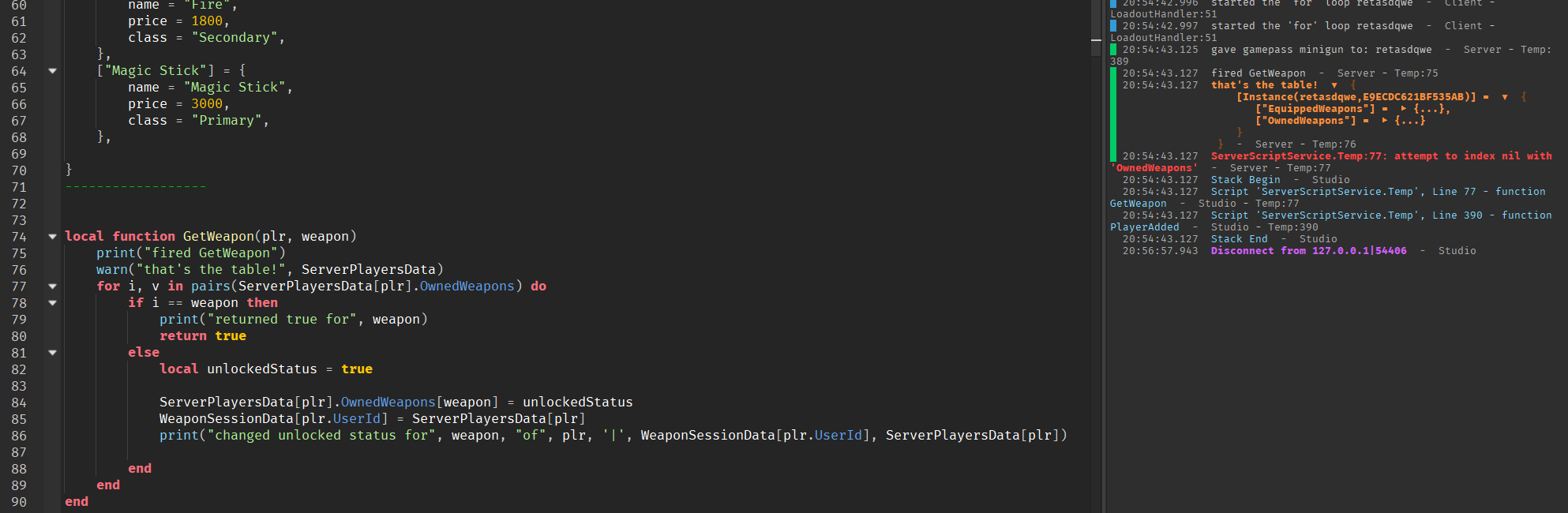 Events fire to a wrong player - Scripting Support - Developer Forum | Roblox