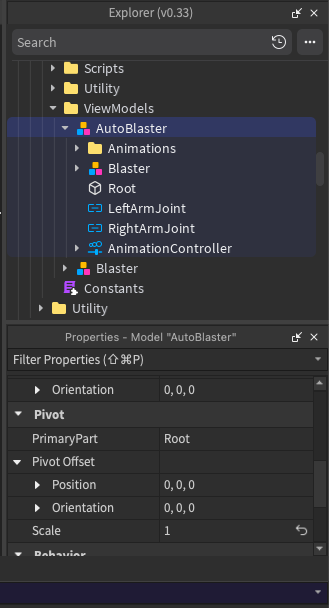 Issue with model orientation after setting pivot to arm from camera - Scripting Support ...