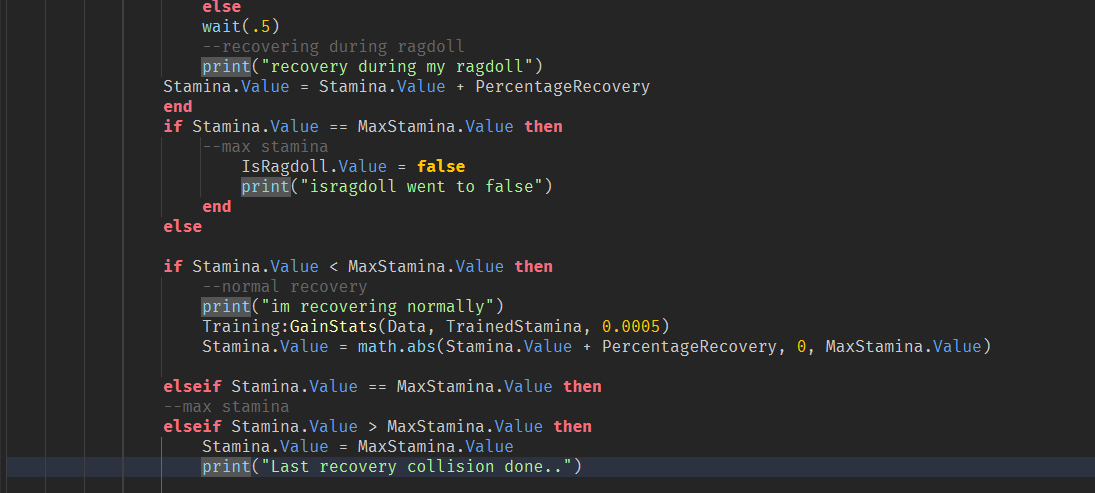 Add Stamina Problems - Scripting Support - Developer Forum | Roblox