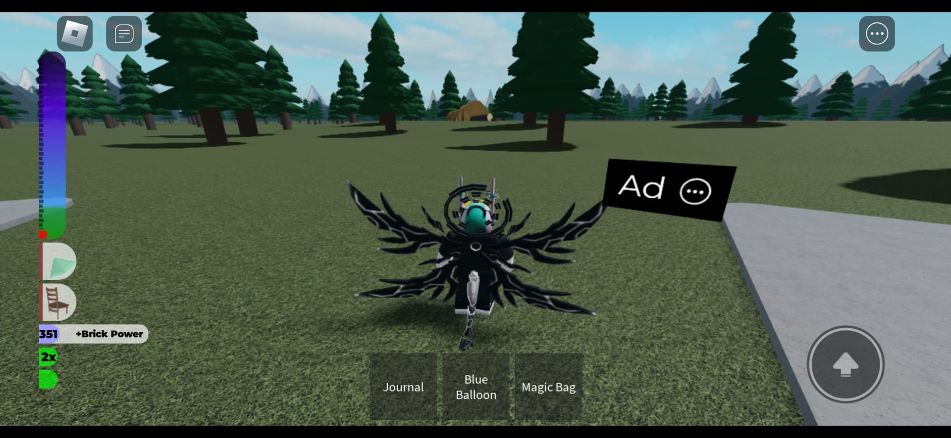 Does anybody know what might be causing this 'Ad' Gui to randomly be appearing in my game ...