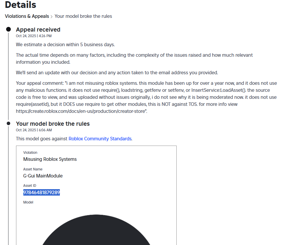 MainModule falsely deleted - Need human review - Platform Usage Support ...