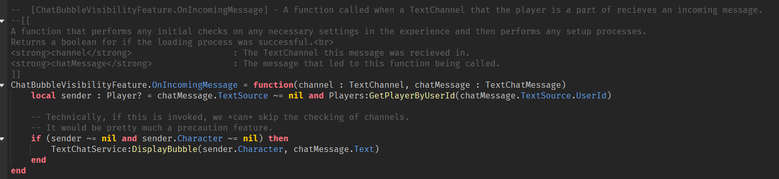 Hiding chats from a textchatservice channel - Scripting Support - Developer Forum | Roblox