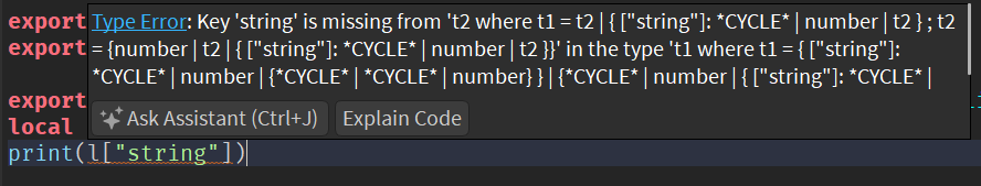 Type Checking any GENARIC Table - Scripting Support - Developer Forum | Roblox