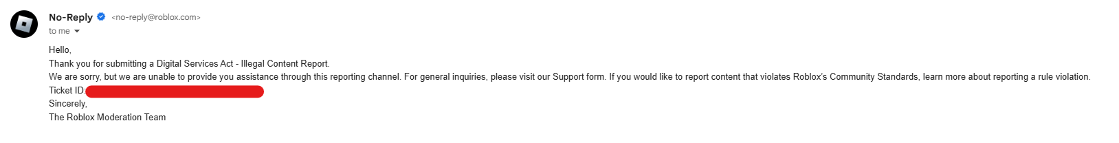 Unable to appeal certain EU digital services act reports - Other Bugs ...