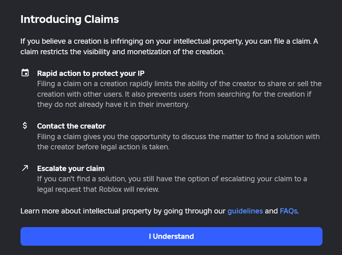 Roblox sending false DMCA takedowns - Page 2 - Catalog Asset Bugs ...