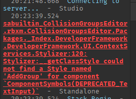 Collision Group editor error - Platform Usage Support - Developer Forum | Roblox