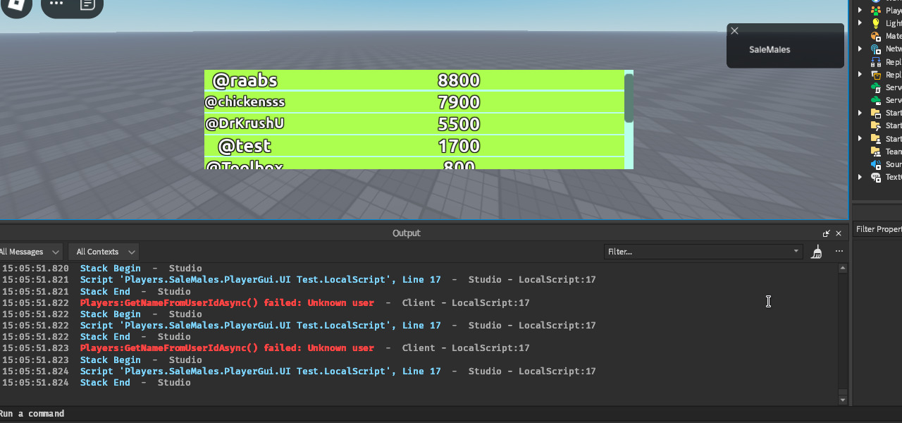 Obby Leaderboard Issue - Scripting Support - Developer Forum | Roblox