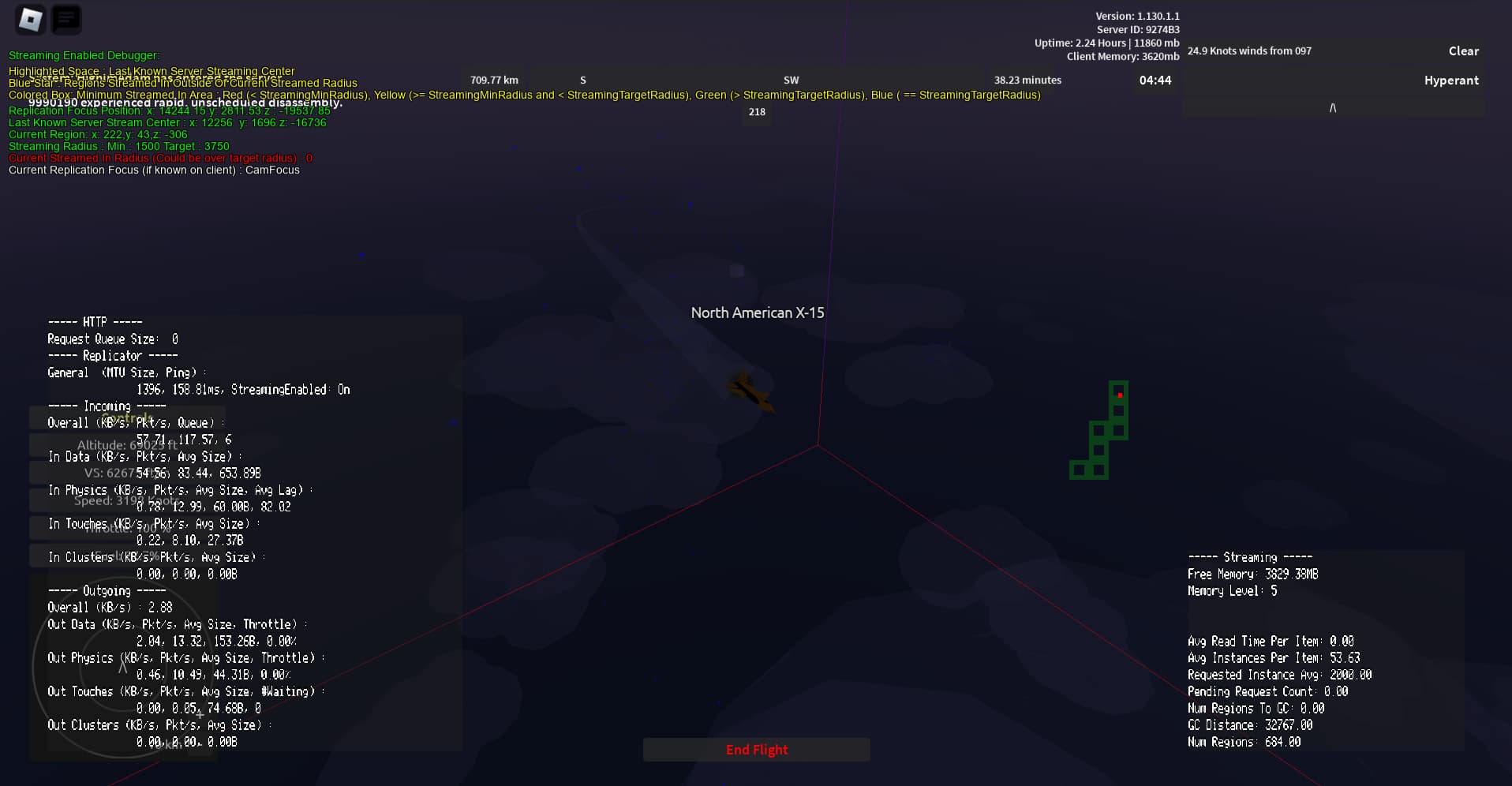 Current Streamed In Radius intermittently at 0 - Engine Bugs ...