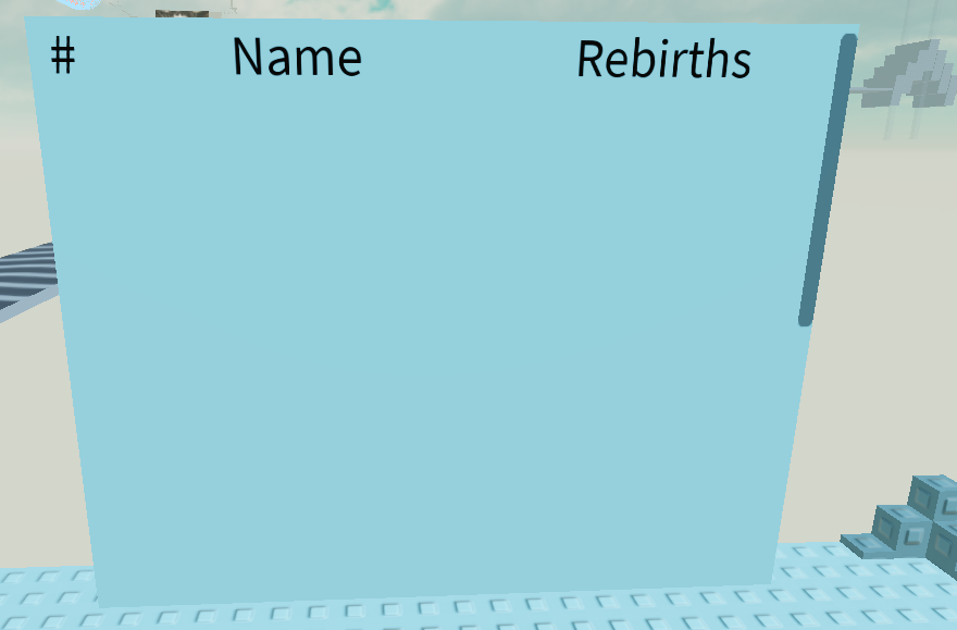 Rebirth system/leaderboard - Scripting Support - Developer Forum | Roblox
