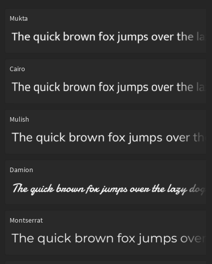 Font "Builder Sans" not appearing in FontFace dropdown despite ...
