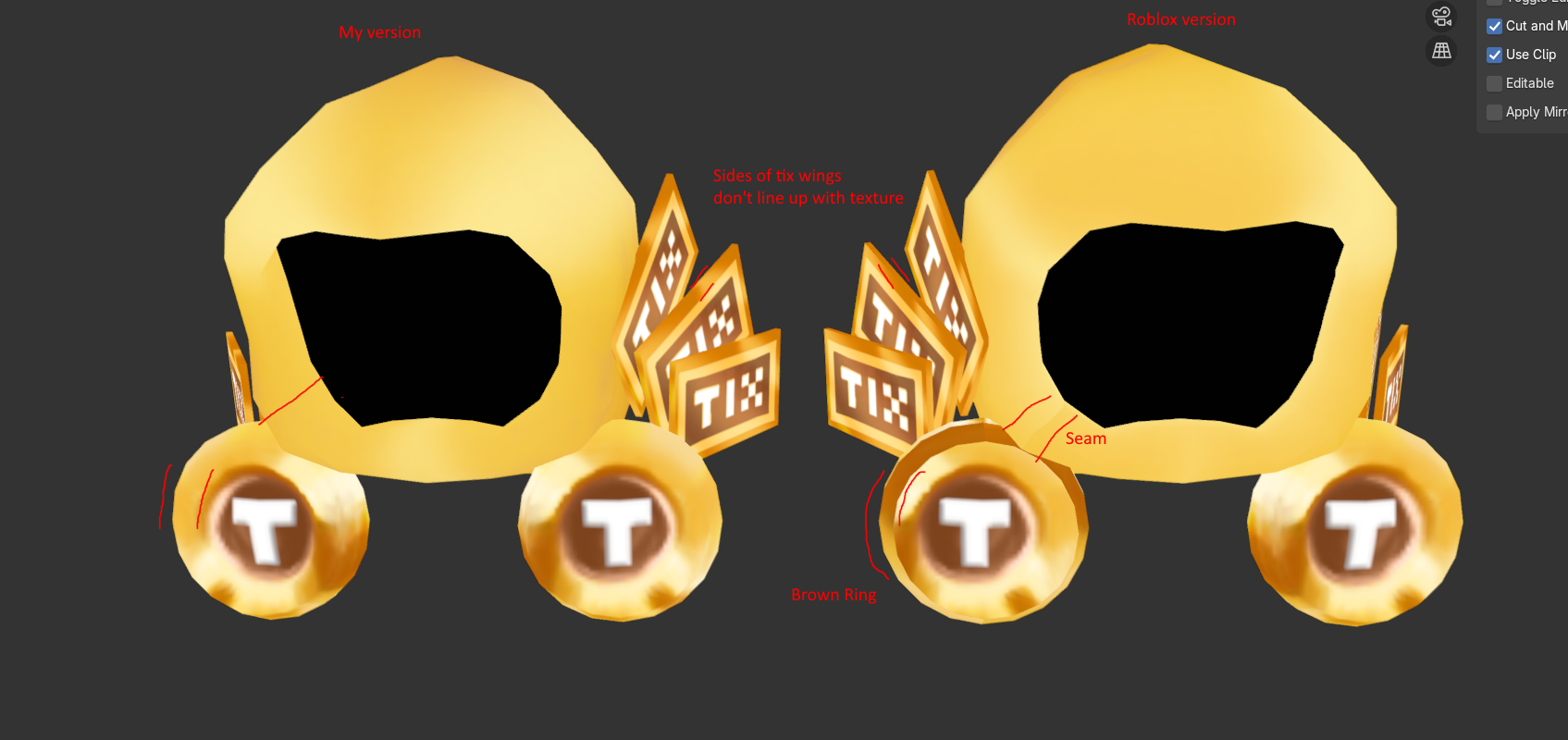 Dominus Pittacium Improper Unwrap Texture Seams - Catalog Asset Bugs ...
