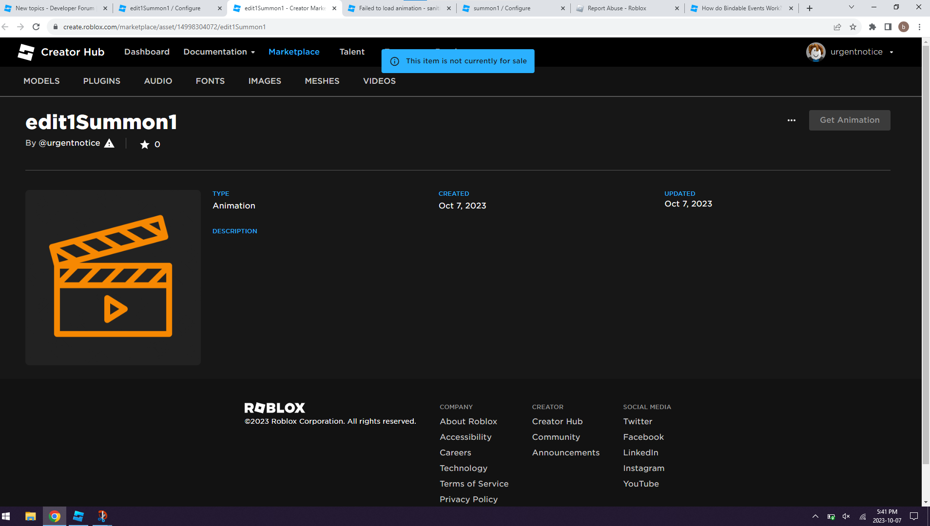 Getting sanitized id error even though I own it? - Platform Usage Support - Developer Forum | Roblox