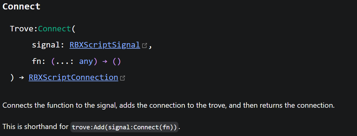 How to store trove in a table cache - Scripting Support - Developer ...