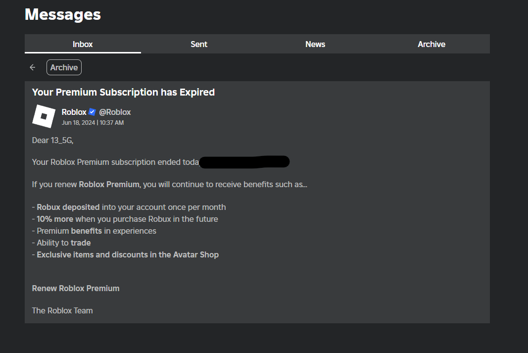 Premium messages no longer show after losing premium - Other Bugs ...