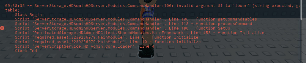 HD Admin Broken? - Scripting Support - Developer Forum | Roblox
