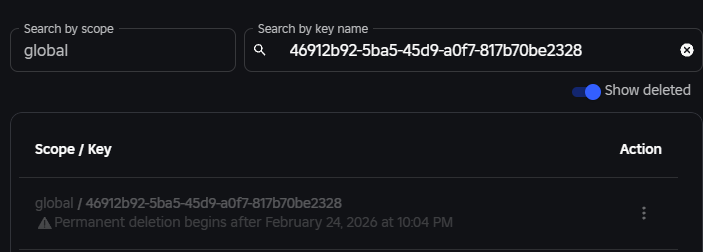 How do i make my script stop trying to read deleted keys - Scripting ...