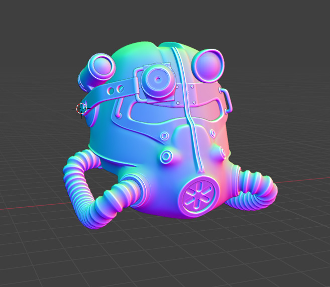 Finished t45 power armor helmet - Creations Feedback - Developer Forum ...