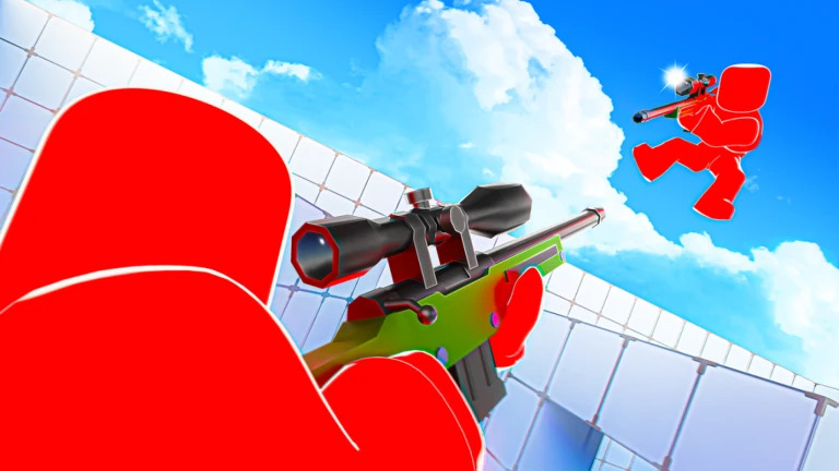 Is having 2 characters pointing guns at eachother in a roblox icon and ...