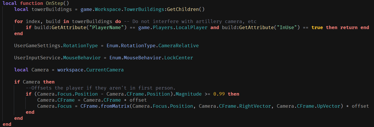 Custom shiftlock adds onto it's own offset when character changes ...