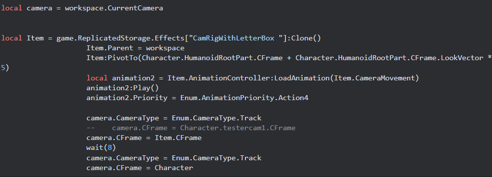 Attaching Camera to a Part? - Scripting Support - Developer Forum | Roblox