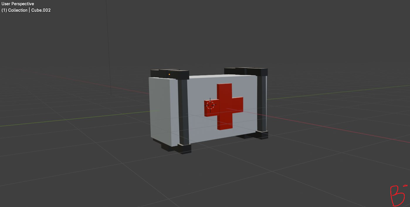A health pack model I made for an FPS game I'm working on - Creations ...
