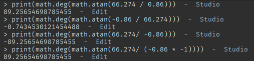 Math.atan() giving negative values - Scripting Support - Developer ...